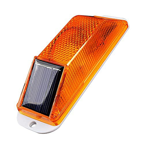 Solar Strobe Warning Light Sensitive LED Warning Lamp Super Bright IP54 ...