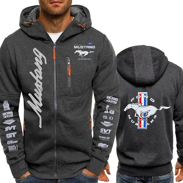 Fashion Ford Mustang Jackets for Men's casual sports warm sweatshirts ...