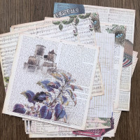 6 Inch Hand Account Background Paper Collage Base Album Decoration ...