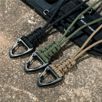 Hand-woven High Strength Parachute Rope Key Chain Tether Triangle ...