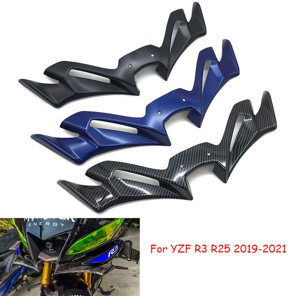 Motorcycle ABS Front Fairing Pneumatic Winglets Tip Wing Protector ...