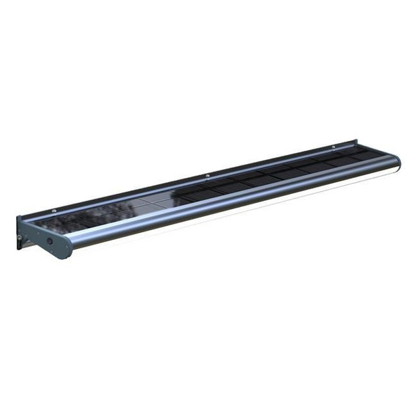 Solar Powered 20 watt Gray Outdoor Integrated LED Wall Flood, Billboard ...