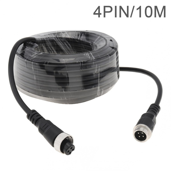 10M 4 Pin Aviation Extension Video Cable with Trigger Wire for Truck ...