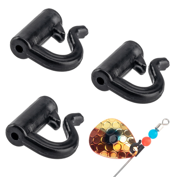 Thkfish 100pcs lot white and black colour Quick Change Spinner Clevis ...