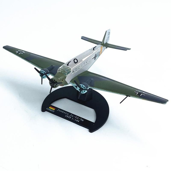 1: 144 Scale Alloy Diecast Military Model Germany Junkers Ju52 ...