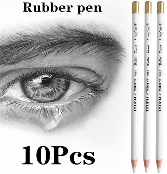 1/2/5/10pcs Sketch eraser pen, used for drawing details and ...
