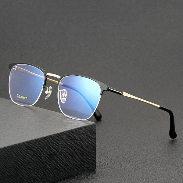 New Retro Titanium Eyeglass Frames for Men Glasses Frames JT1049 | Wish