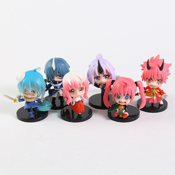 New 6pcs Anime That Time I Got Reincarnated as a Slime Figure Rimuru ...