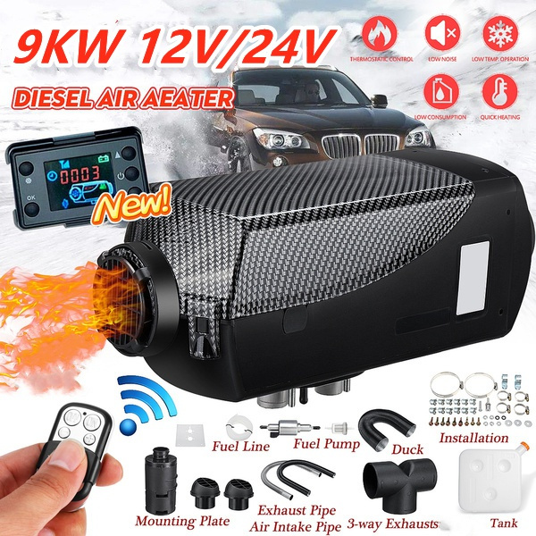 12V/24V 5KW/9KW Diesel Air Heater LCD Remote Control Diesel Remote ...