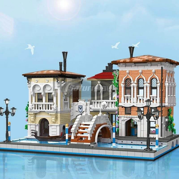 NEW 3050pcs Moc city Street View Building Blocks Models The Little ...
