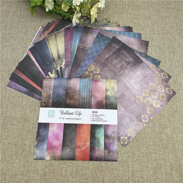 Single-sided 6"X6"Lovely Beilliant Life Tale Patterned Paper ...