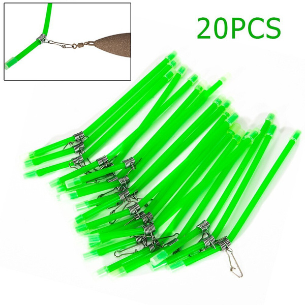 20pcs Sea Fishing Anti-Tangle Feeder Boom Luminous Anti Tangle Booms W ...