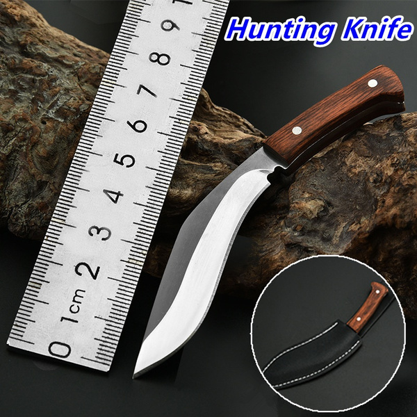 2022 NEW!! Outdoor Pocket Knife Stainless Steel Small Scimitar Survival ...