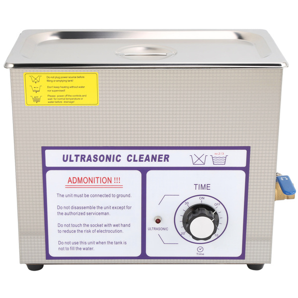 Ultrasonic Cleaner, 6L Ultrasonic Cleaner Time Setting 0-30 Minute 180W ...