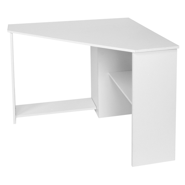 Corner Computer Desk L-Shaped Writing Study Table Chipboard PC Table ...