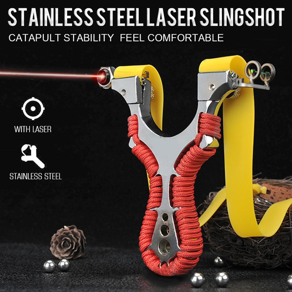 2022 New Archery Slingshot Hunting Catapult Aiming Alloy Slingbow ...