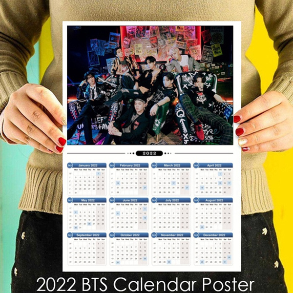 2022 Kpop Bts Album Calendar Poster Bts Bts 2022 Season'S Greetings ...