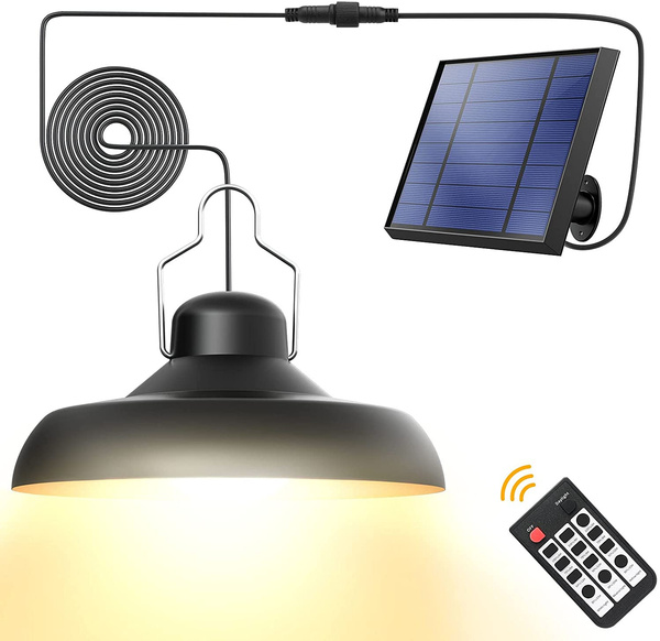 Solar Pendant Lights, Solar Lights Outdoor IP65 Waterproof Solar ...