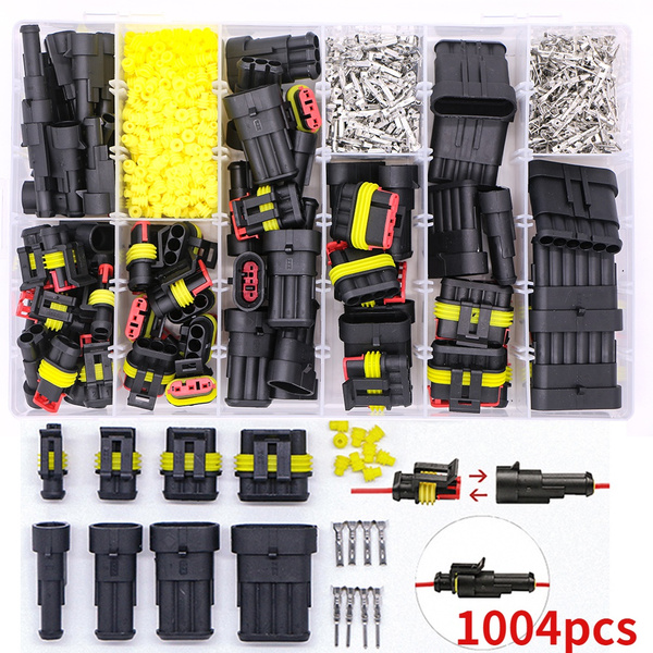 Waterproof Connectors Kit Automotive Solder Wire Quick Connector ...