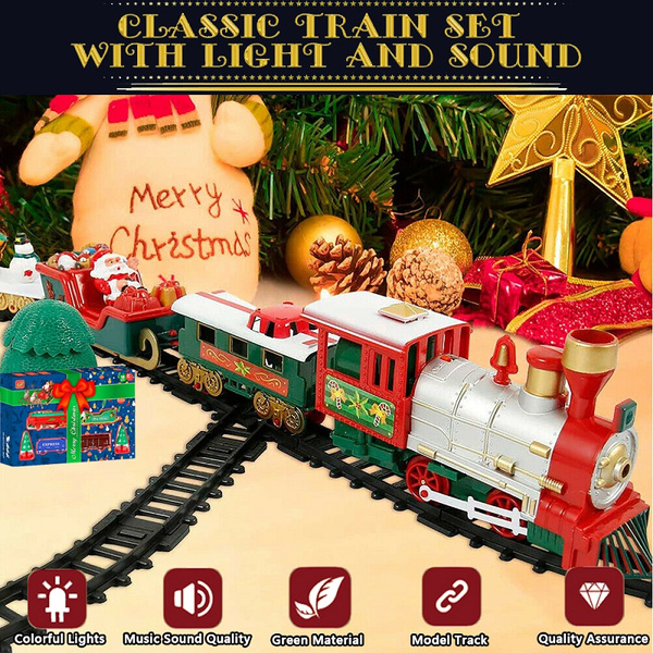 2022 Newest Christmas Electric Train Mini Santa Claus Rail Car 7 Styles ...