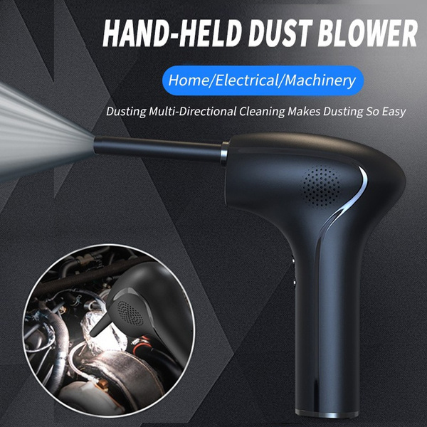 Electric Handheld Air Duster Dust Blower Dust Collector USB Rechargable ...