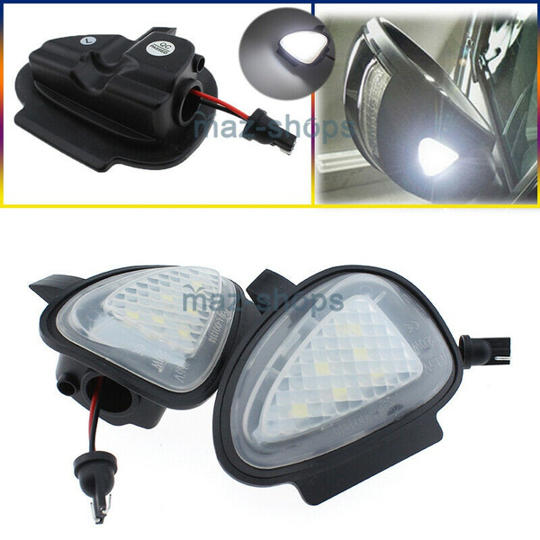 Direct Fits White LED Under Side Mirror Puddle Lights For VW GTi Golf ...