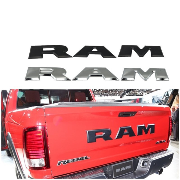 1 Set Large Style Car Rear Tailgate Sticker Is Suitable for Dodge RAM ...