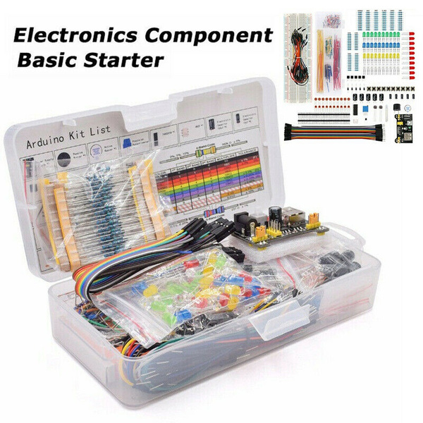 New 830 Breadboard Cable Resistor Jumper Wire Electronics Component Starter Kit for Arduino | Wish