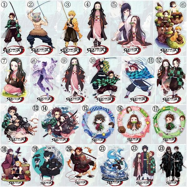 23 Styles Demon Slayer Standing Figure Tanjirou Zenitsu Agatsuma ...