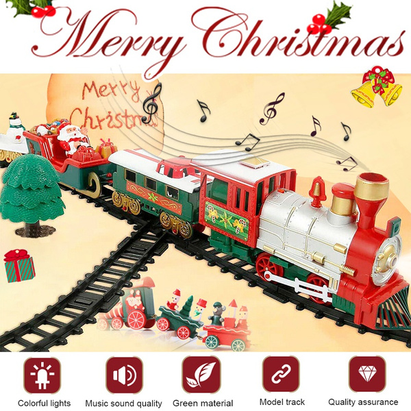 2022 Newest Christmas Electric Train Mini Santa Claus Rail Car 7 Styles ...