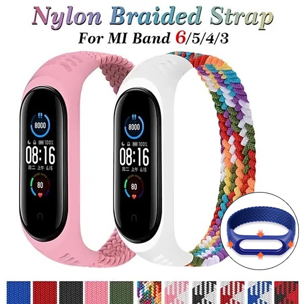 2021 New Nylon Elastic Bracelet Band Loop For Xiaomi Mi Band 6 5 4 3 | Wish