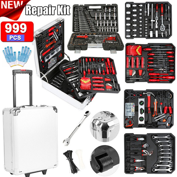 New Upgrade 999/725/108PCS Tool Box With Tools Household Tool Set With ...