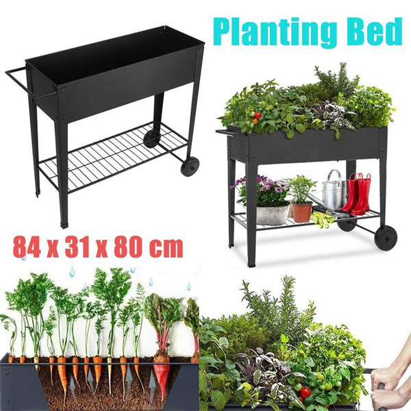Portable Planting Seed Tray Kit Garden Movable Vegetables Fruit Flower ...