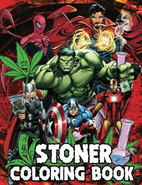Stoner Coloring Book:: 90s Cartoon Stoner Wonderful Trippy Psychedelic ...