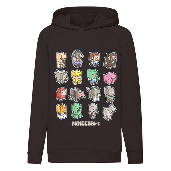Minecraft Boys Mini Mobs Pullover Hoodie | Wish