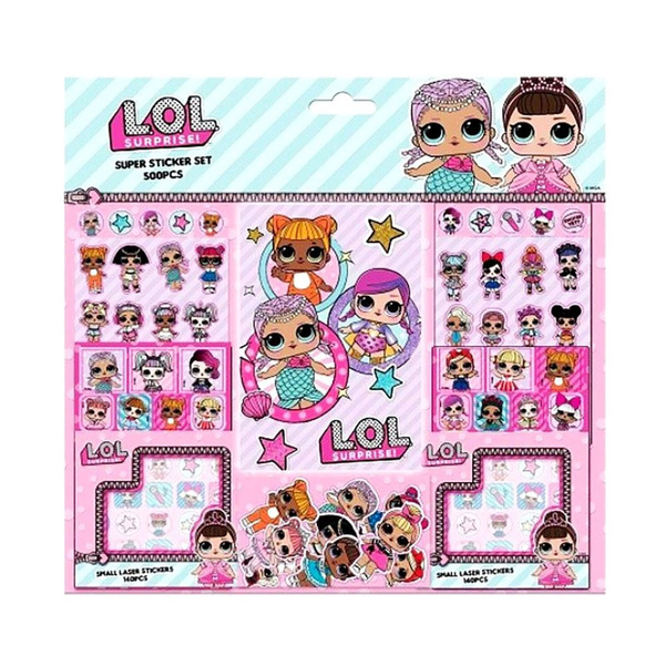 LOL Surprise Super Sticker Set (Pack Of 500) | Wish