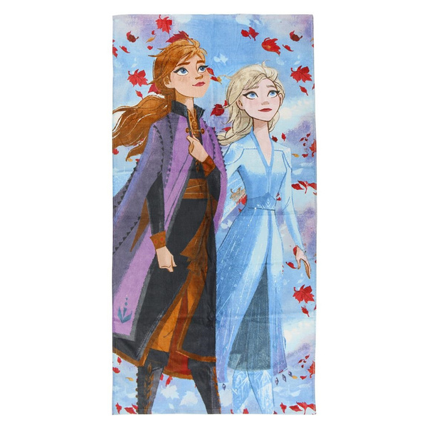 Frozen 2 Childrens/Kids Anna & Elsa Beach Towel | Wish