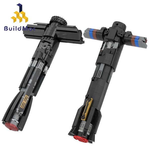 Buildmoc Star Movie Figures Ren and Dark Lord Emo Kid Lightsaber Hilt ...