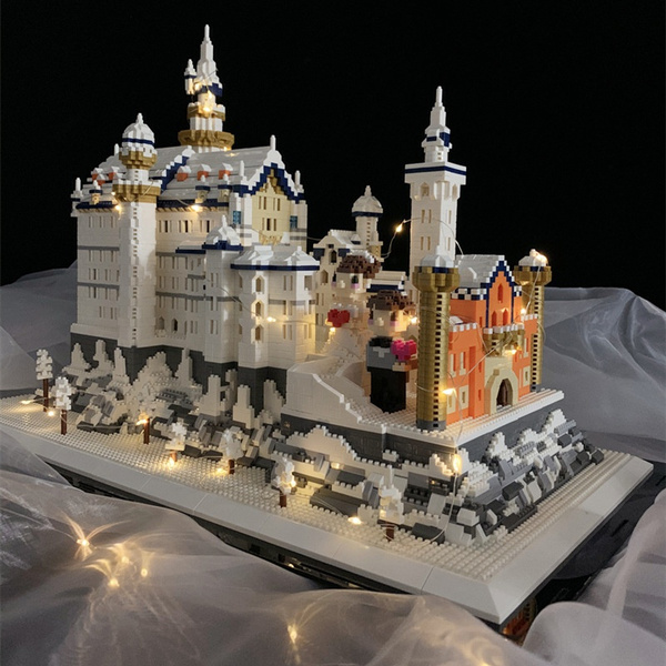6+Ages Micro Mini Blocks World Famous Architecture Swan Castle Building ...