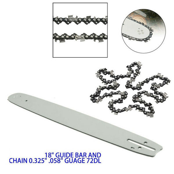 Replacement Guide Bar Chain Chainsaw Steel Spare Cutting Kit Blade Saw | Wish
