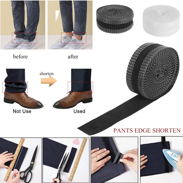10/5/3/1m Pants Edge Shorten Self-Adhesive Pants Mouth Paste Adhesive ...