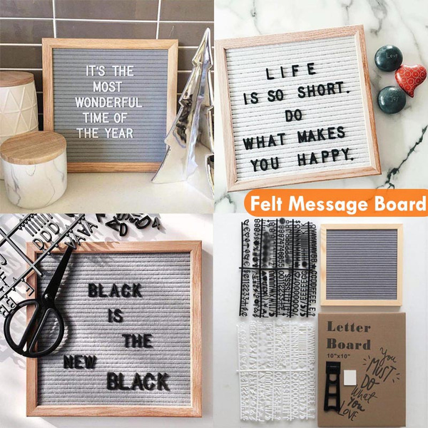 DIY Felt Alphabet Message Board Set Home Decor Letter Board DIY Letter ...