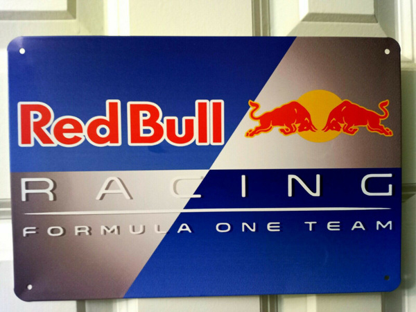 Red Bull Racing Sign For Man Cave Decor | Wish