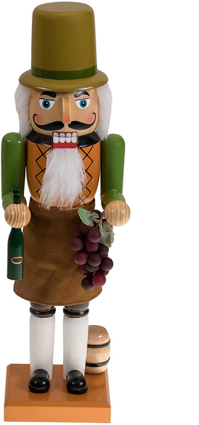 Clever Creations Italian 14 Inch Traditional Wooden Nutcracker, Festive ...