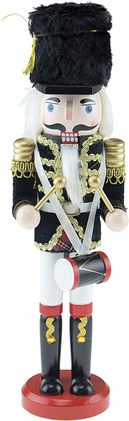 Clever Creations Blue Drummer 12 Inch Traditional Wooden Nutcracker ...