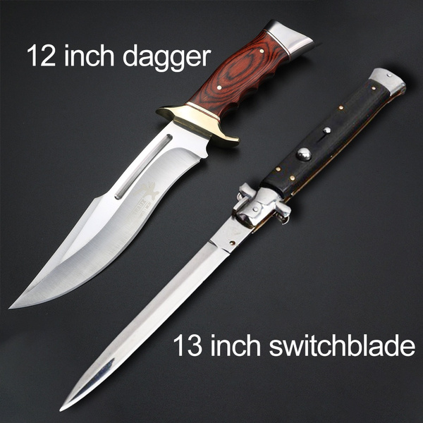 New 2022 Bowie Knife Handmade Custom Poniard Fixed Blade Tactical ...