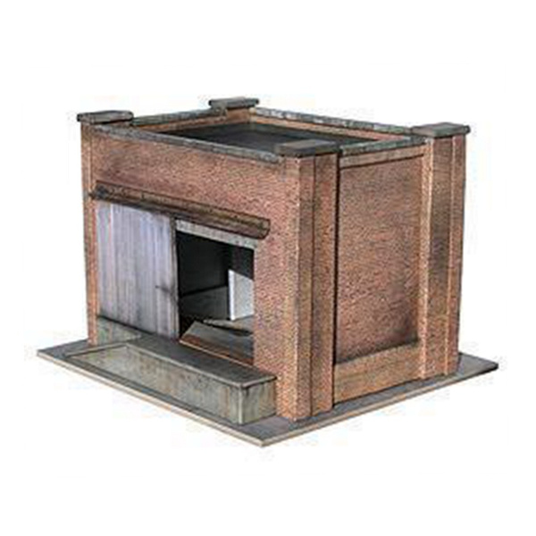 OO HO Scale Assemble Paper Model Small Cargo Warehouse Railway Station ...