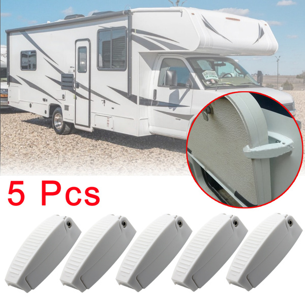 5pcs White Door Catch Holder Latch for RV Motorhome Camper Trailer ...
