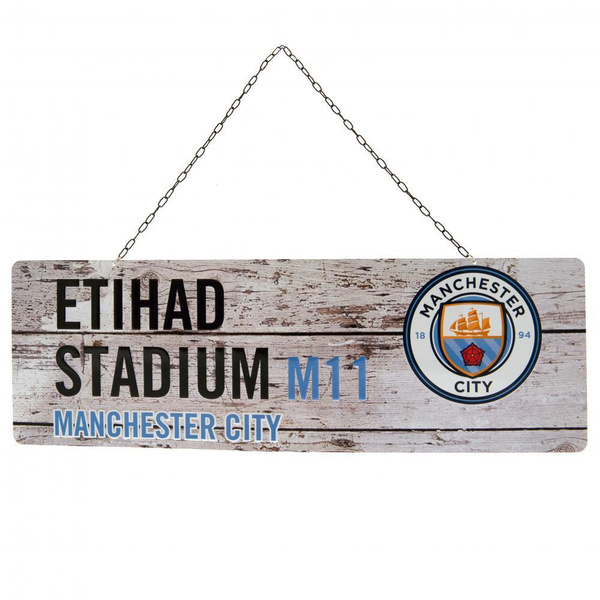 Manchester City FC Rustic Plaque | Wish