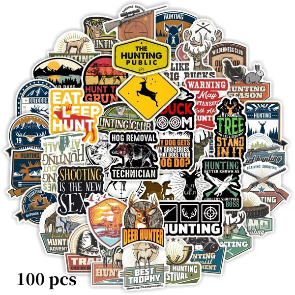 10/25/50pcs Outdoor Hunting Stickers Stickers graffiti Stickers for DIY ...